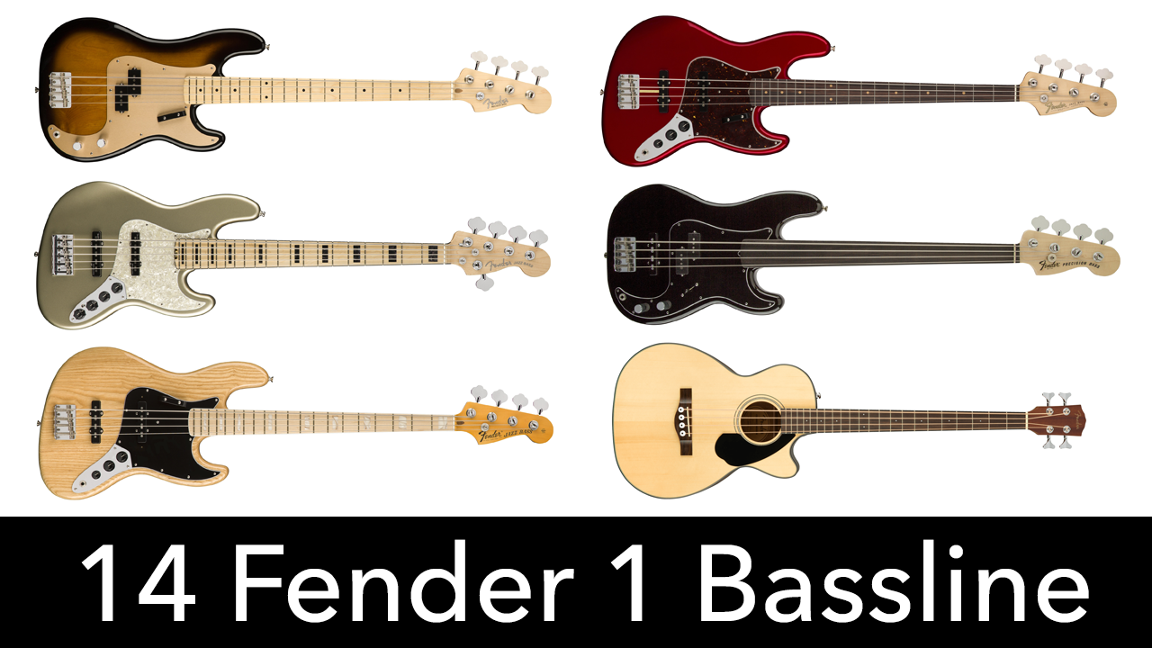 14 Basses Fender - 1 Ligne de Basse • Tout sur la Basse avec Bruno Tauzin